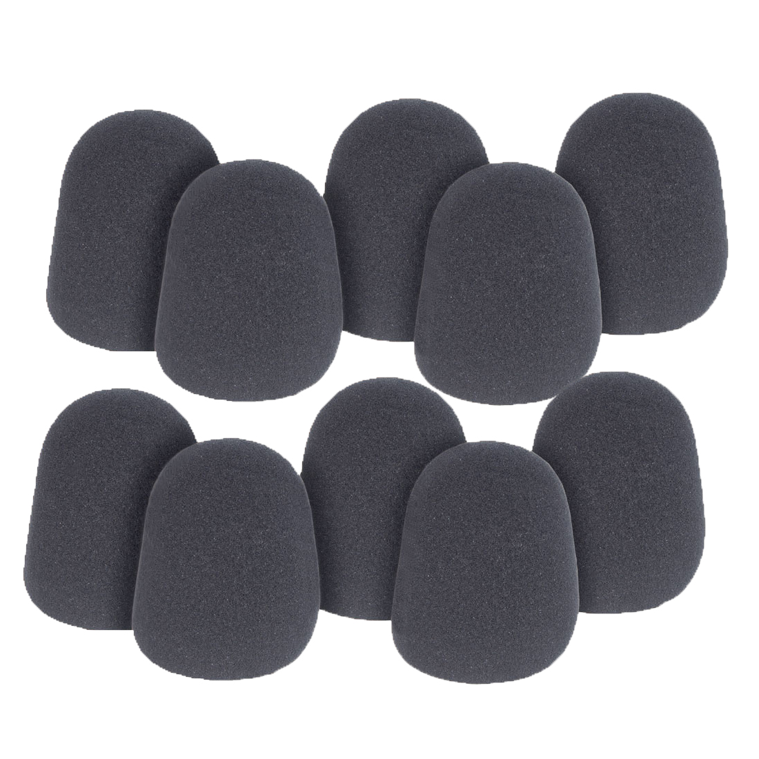 10 Mic Foam Windscreen Shield for Handheld Microphones Karaoke Sponge ...