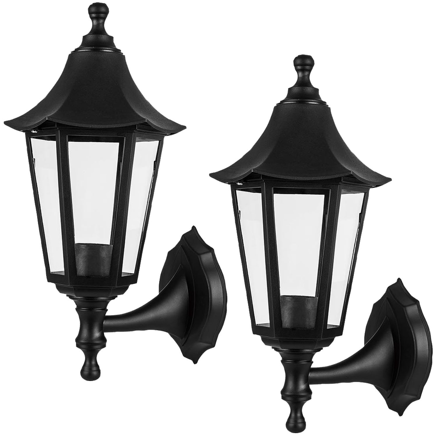 Traditional Outdoor Garden Wall Light Lantern Coach Lighting Vintage ...